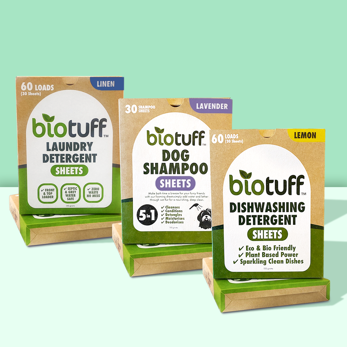 Biotuff Detergent & Shampoo Sheets