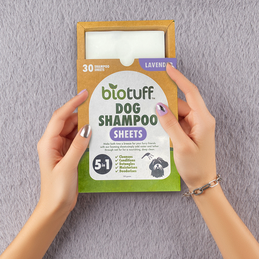 Dog Shampoo Sheets | Biodegradable Shampoo For Pets – Biotuff
