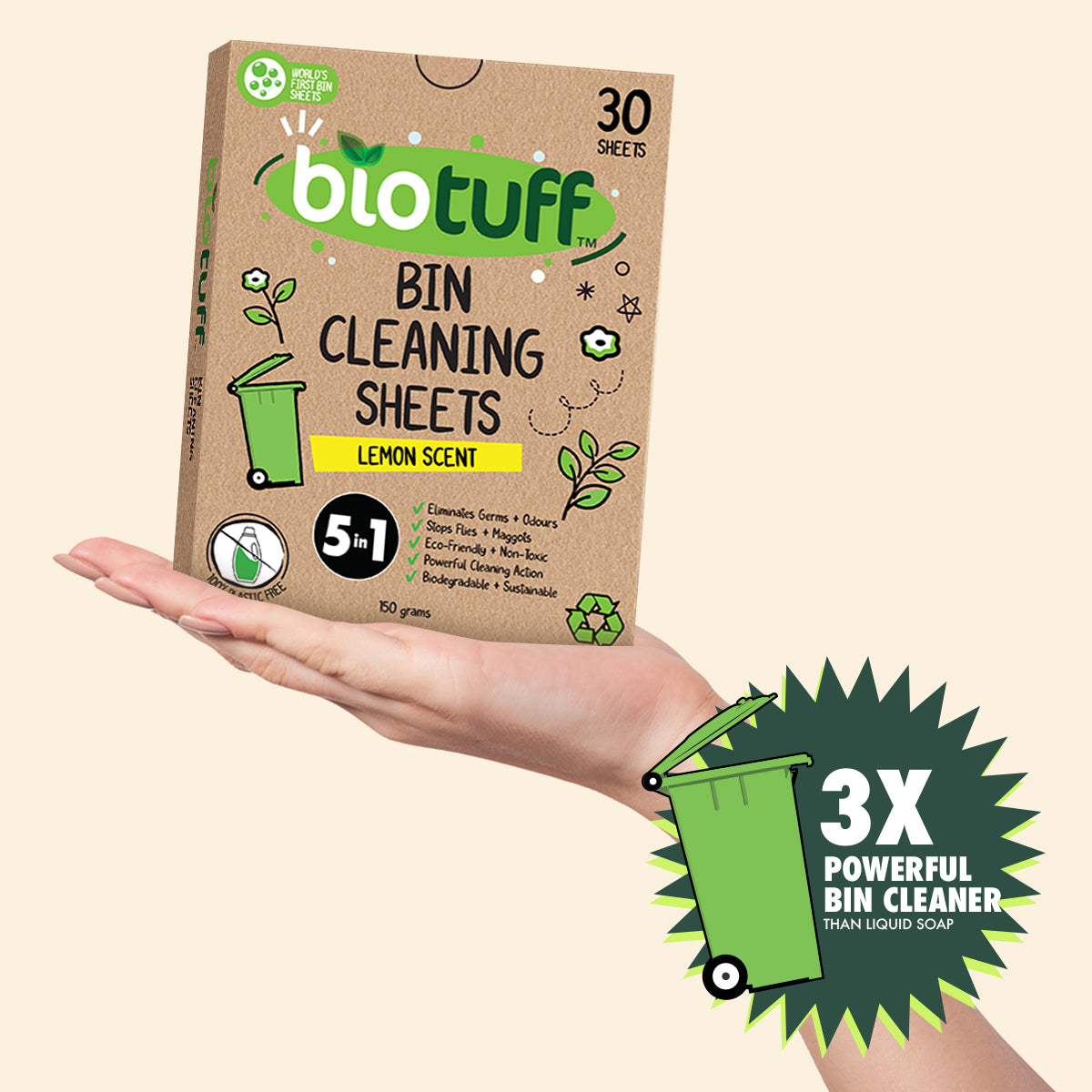 Bin Cleaning Sheets | Biotuff Bin Sheets