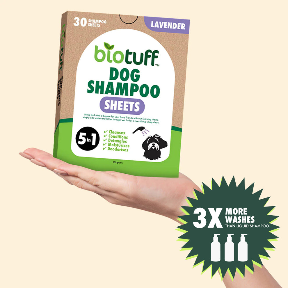 Dog Shampoo Sheets | Biodegradable Shampoo For Pets – Biotuff