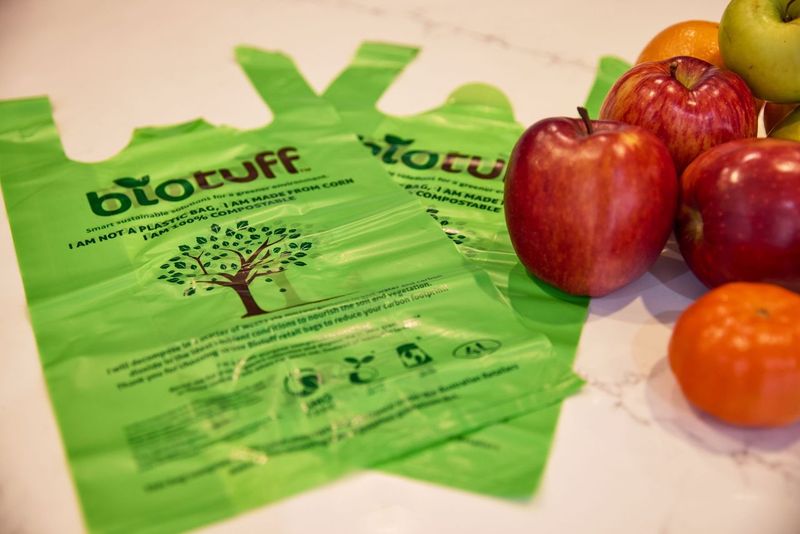 Biodegradable Large Singlet Retail Bags 15L Capacity - 100 Bags – Biotuff